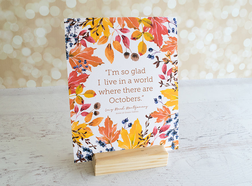 October's My Favorite + A Free Fall Printable – Please + Thanks